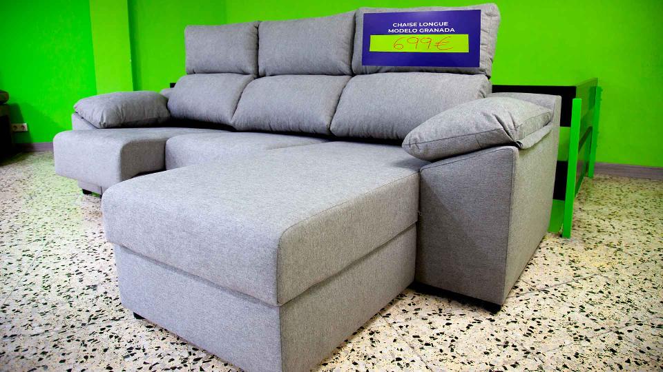 Colchonería Losada (Ponferrada) - Sofá Mod. Granada Chaise Longue